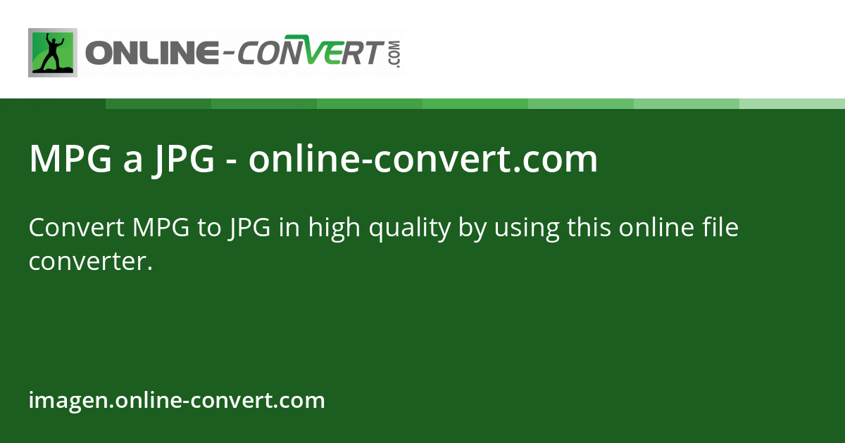 MPG a JPG - online-convert.com
