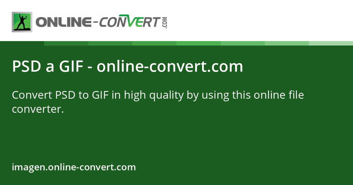 PSD a GIF - online-convert.com
