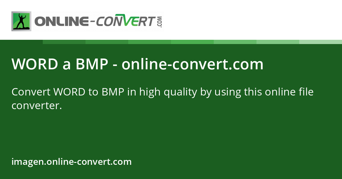 WORD a BMP - online-convert.com