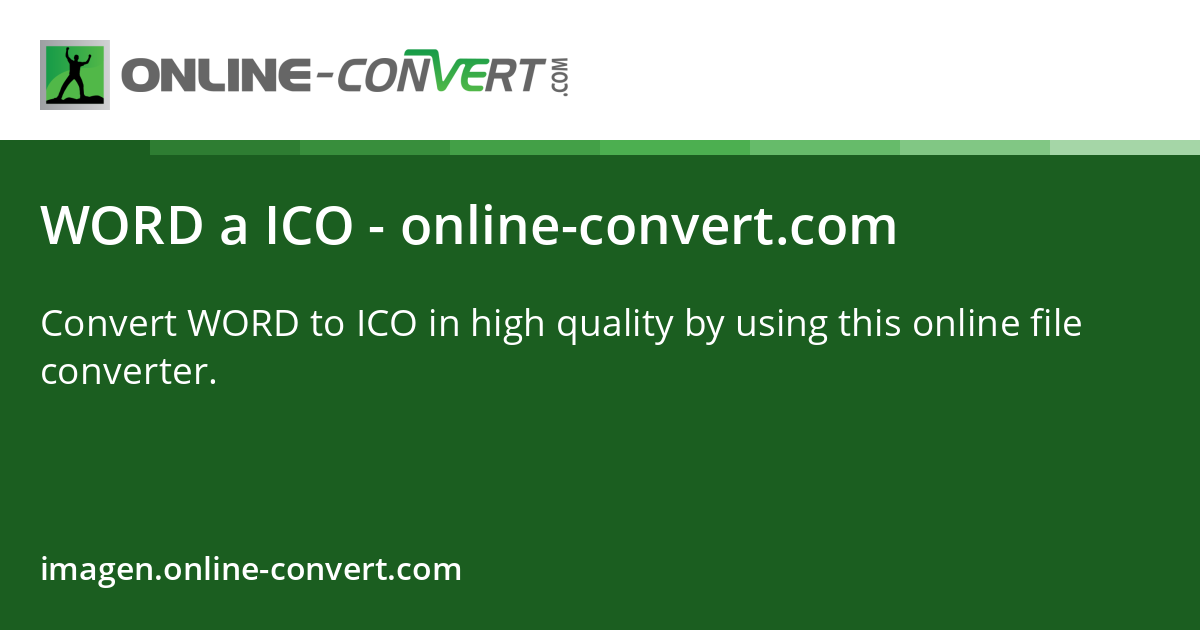 WORD a ICO - online-convert.com