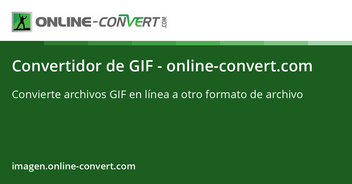 conversor GIF - online-convert.com