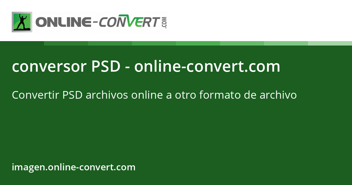 conversor PSD - online-convert.com conversor PSD - online-convert.com