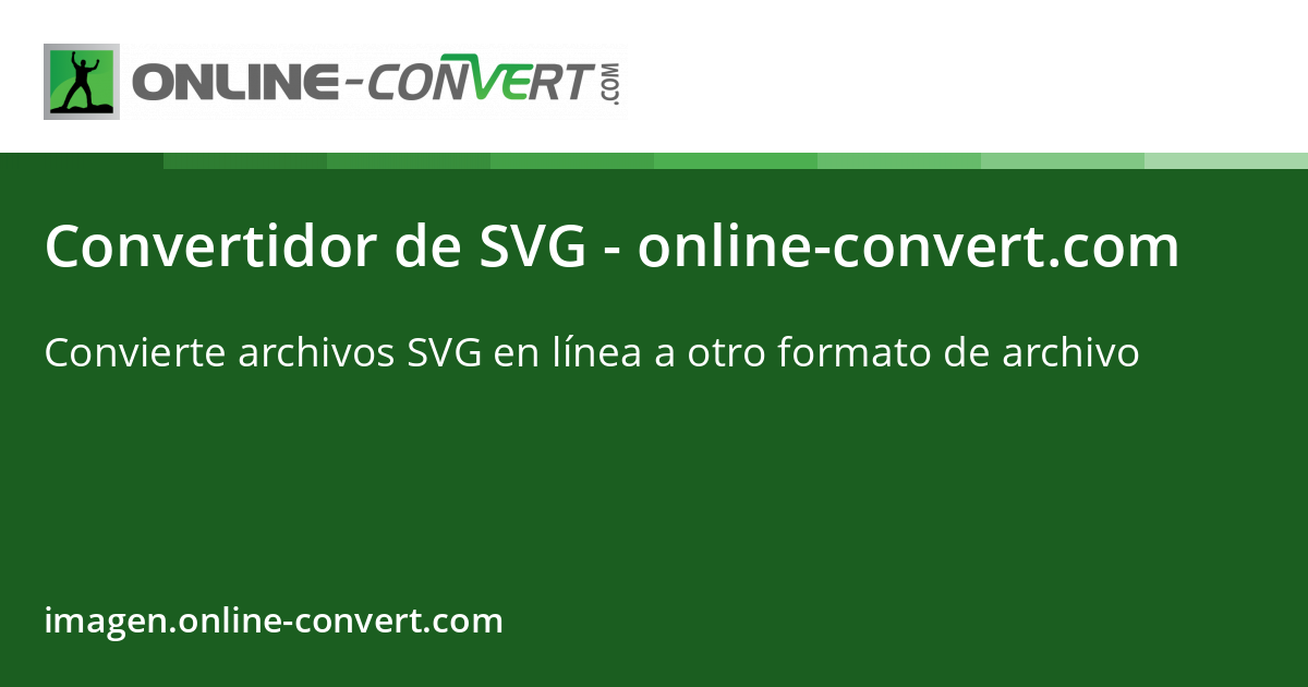 Convertidor de SVG - online-convert.com